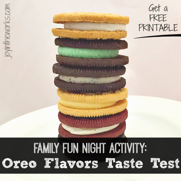 Oreo Flavors Taste Test - Joy in the Works