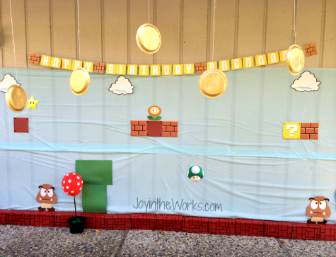 Mario Backdrop 475 - Joy in the Works