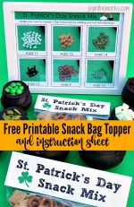 St. Patrick's Day Snack Mix with Free Printables - Joy in the Works