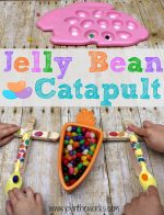 Jelly Bean Catapult for Easter - Joy in the Works