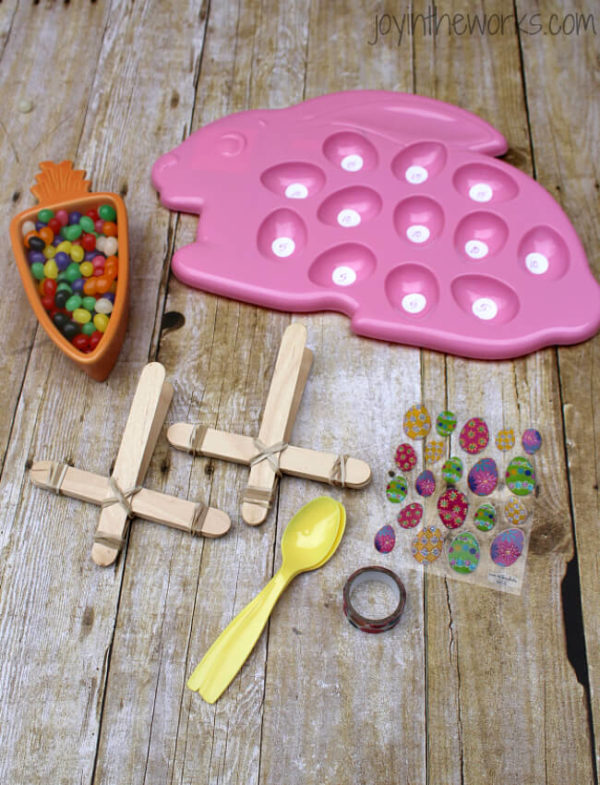 Jelly Bean Catapult for Easter - Joy in the Works
