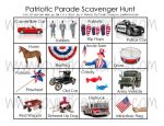 Patriotic Parade Scavenger Hunt - Joy in the Works