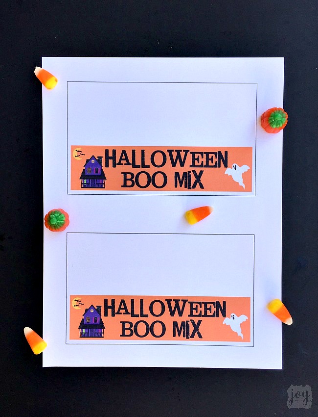 Halloween Boo Mix Topper Sample - Joy in the Works