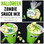 Zombie Snack Mix with Popcorn - Joy in the Works