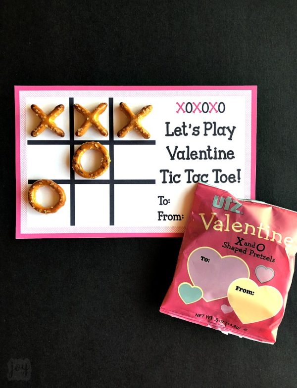 2 Printable Versions of Tic Tac Toe Valentine Cards - Joy in the Works