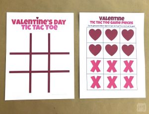 Valentine's Day Tic Tac Toe 9 - Joy in the Works