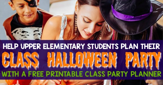Upper Elementary Class Halloween Party with Printable Planner - Joy in ...